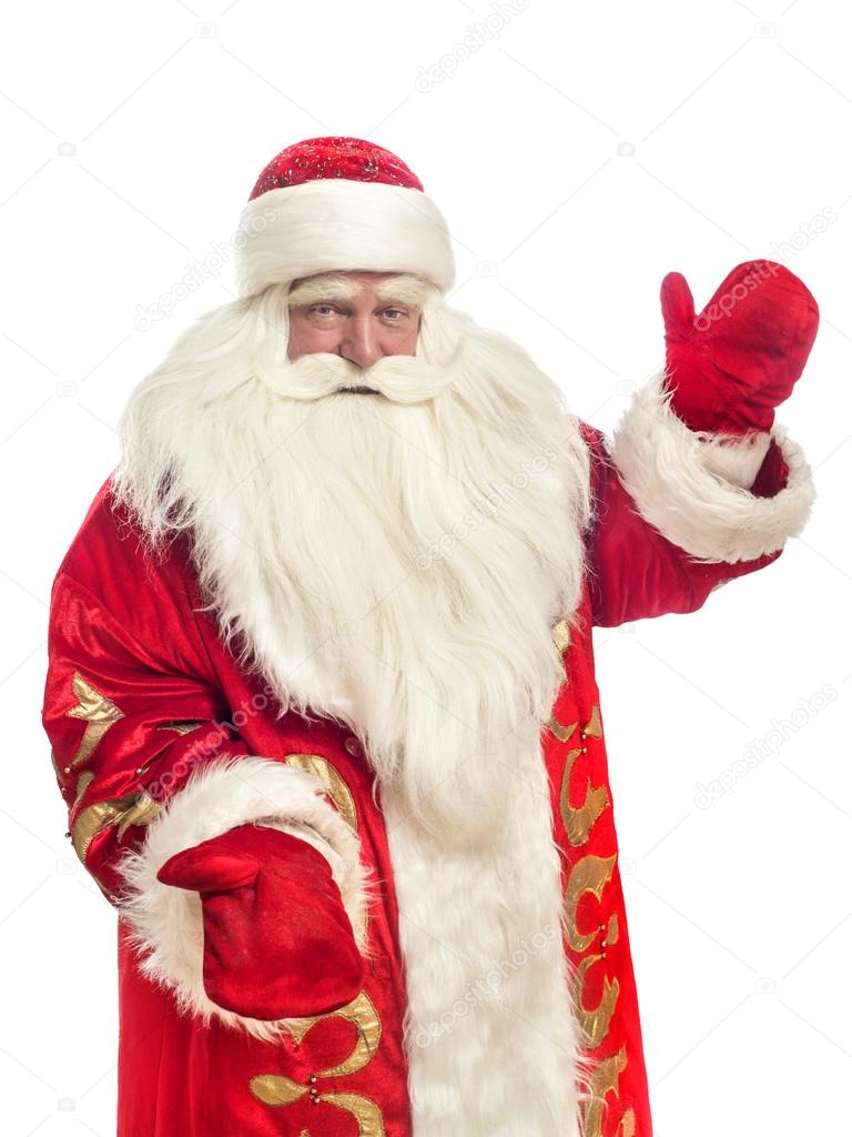 Santa Claus on a white background Stock Photo by ©Sergo221972 91856772