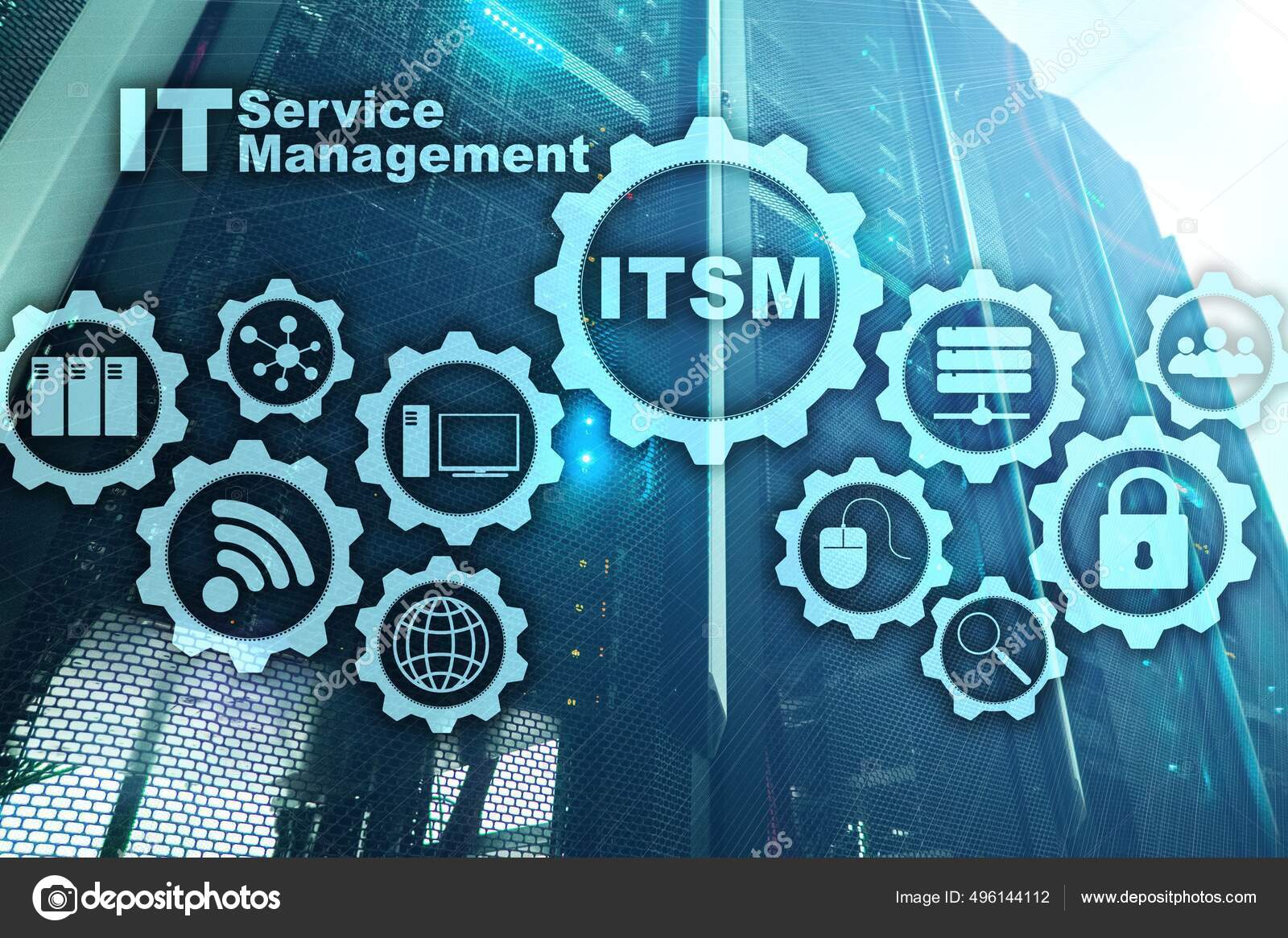 Itsm Service Management Concept Information Technology Service ...