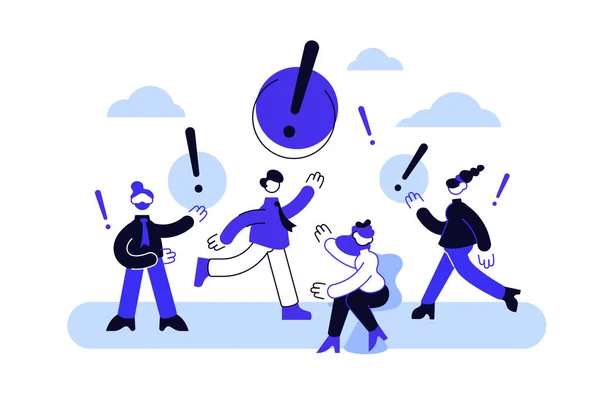 Segregation vector illustration. Flat tiny Stock Vector by ...