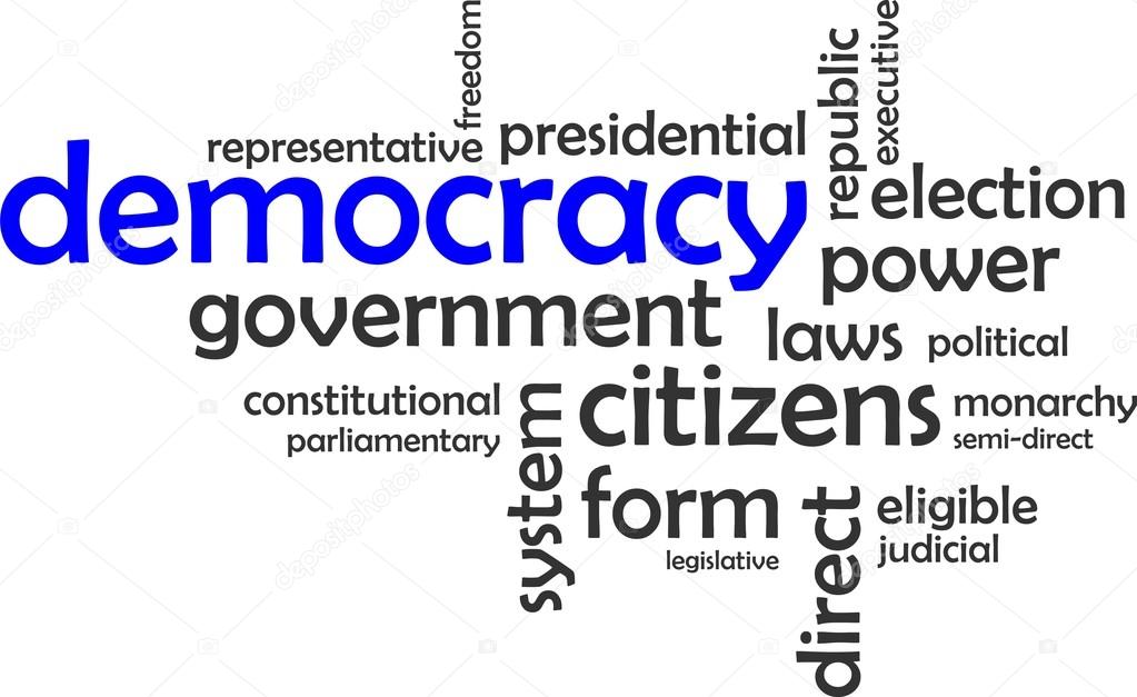 Word cloud - democracy — Stock Vector © masterart #65888063