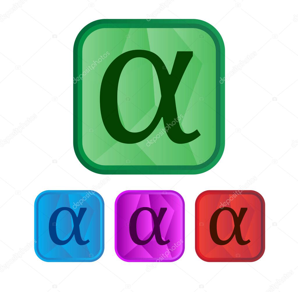 letras del alfabeto griego alfa y omega símbolos sobre fondo blanco 2023