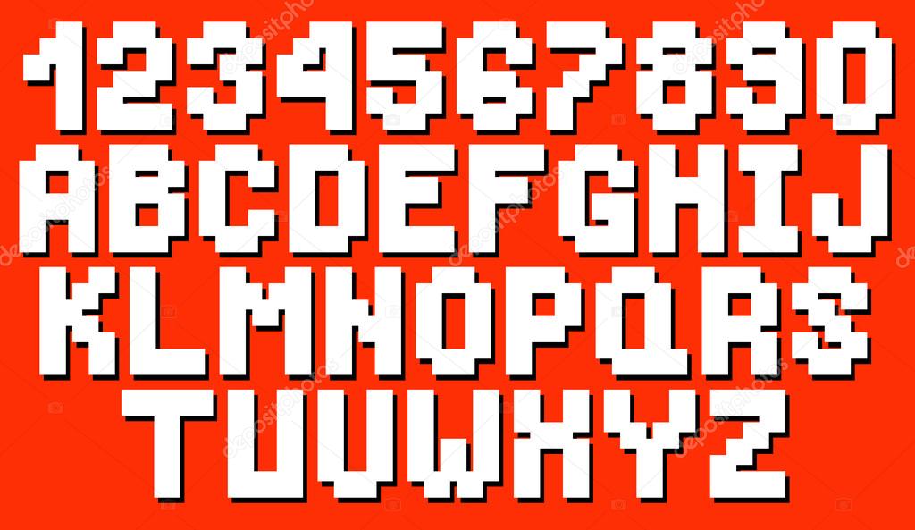 Vector geometric square font Stock Vector by ©Sergt 98471652