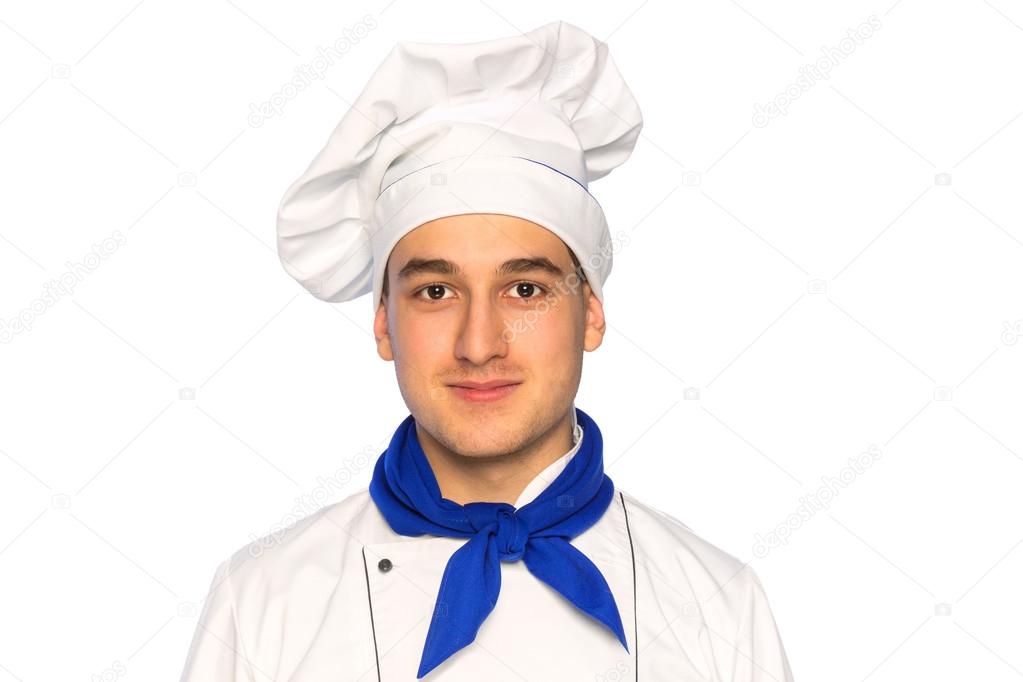 Smiling cook chef — Stock Photo © olgamark #59117583