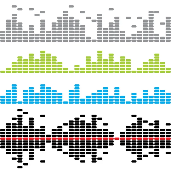 Equalizer pixels — Stock Vector © biljuska1 #1799951
