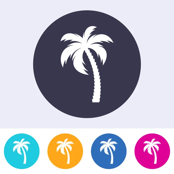 Palm tree icon Vector Art Stock Images | Depositphotos
