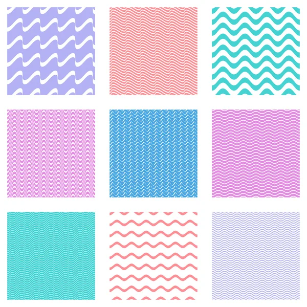 Vector wavy line seamless patterns Stock Vector Image by ©blumer-1979 ...
