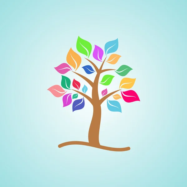 Colorful tree of life | Colorful tree of life & hand - eco lifestyle ...