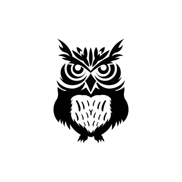 Owl Logo Vector Illustration Emblem Design White Background Stock ... Owl Logo Vector Illustration Emblem Design White Background Stock ...