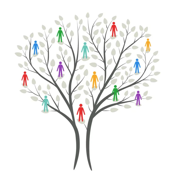 Human tree Vector Art Stock Images | Depositphotos