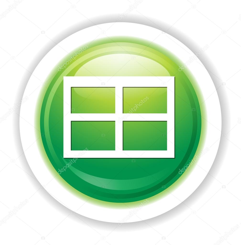 Window button icon Stock Vector by ©sarahdesign85 70005777