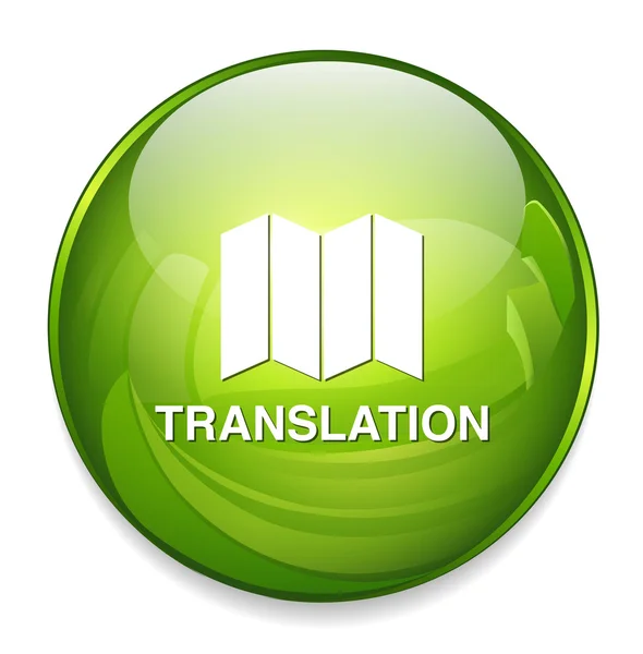 Translate button icon — Stock Vector © sarahdesign85 #70279489