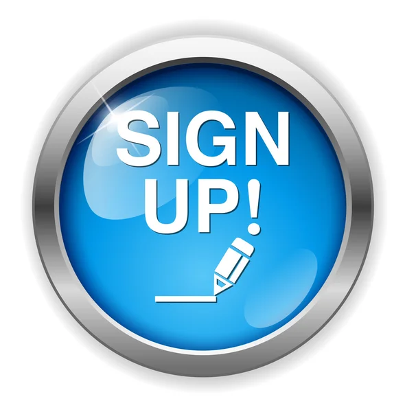 Sign Up Button Blue