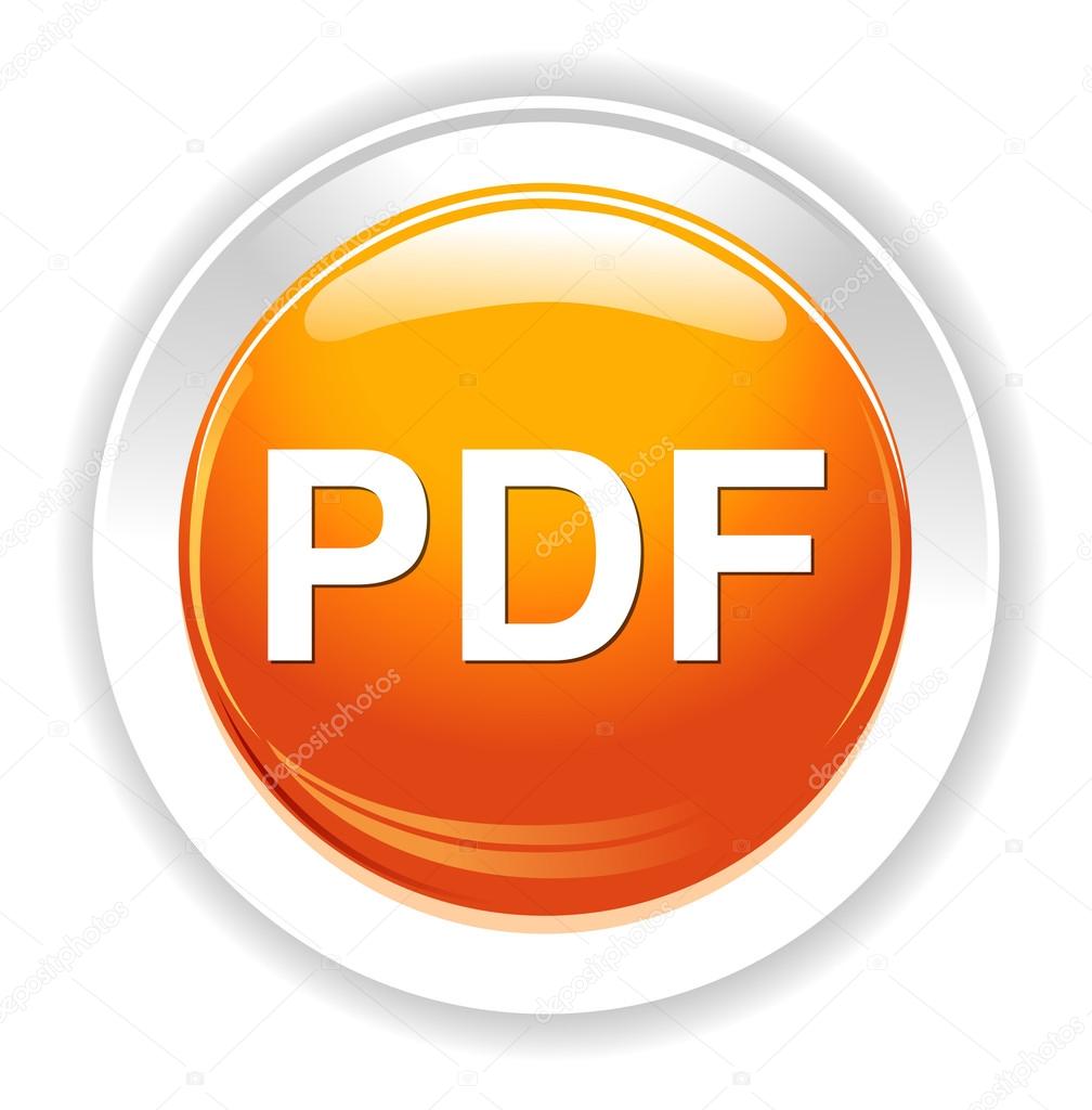 Icono del botón Pdf Vector de stock #70280783 de ©sarahdesign85