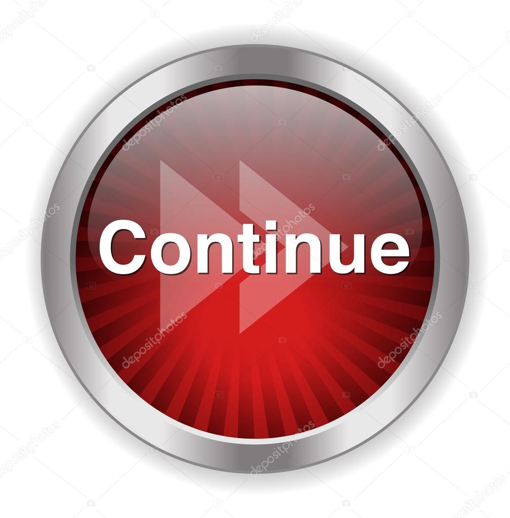 Continue button icon Stock Vector Image by ©sarahdesign85 #70300619
