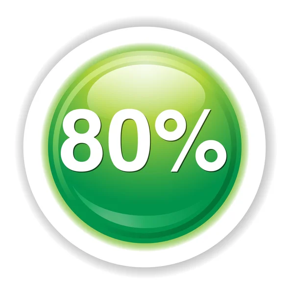 Eighty percent icon Stock Vector Image by ©sarahdesign85 #70375327