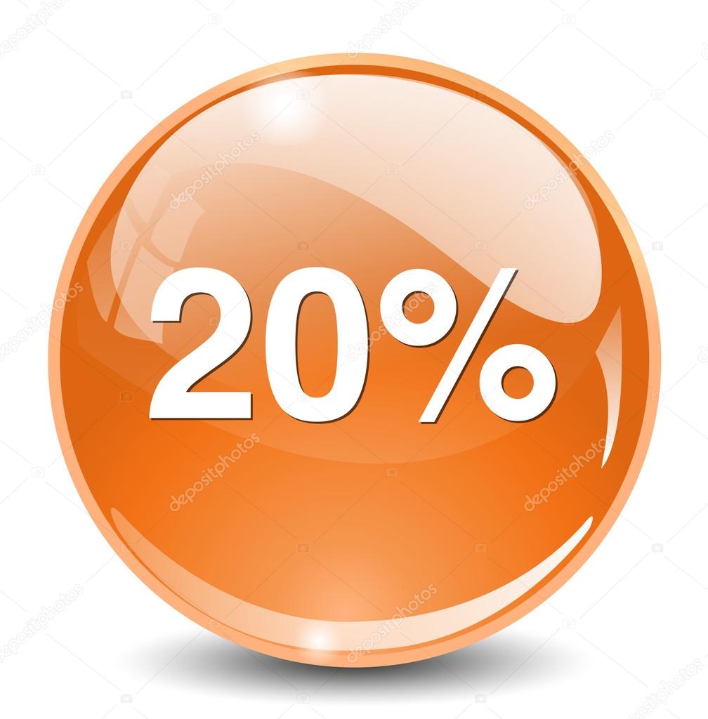 20 percent icon Stock Vector Image by ©sarahdesign85 #70363281