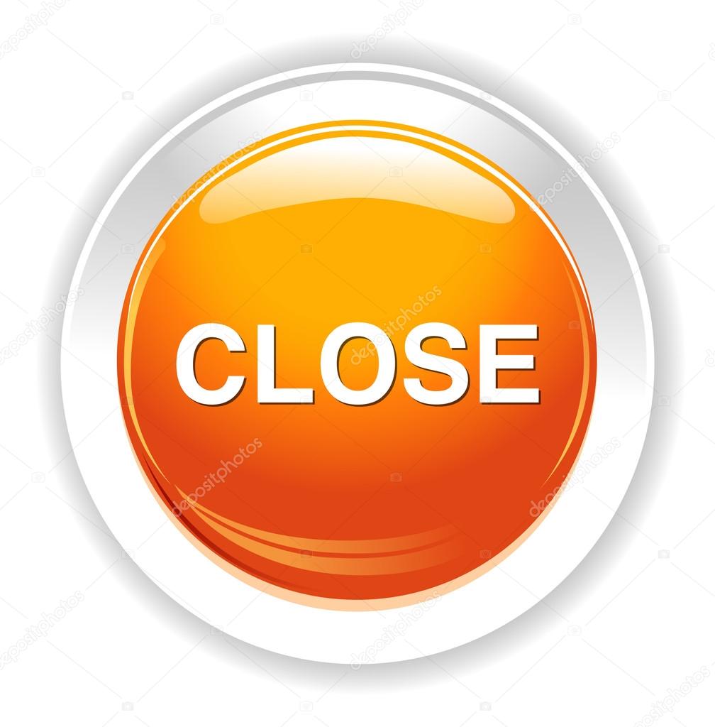 Icono del botón cerrar — Vector de stock © sarahdesign85 #70364831