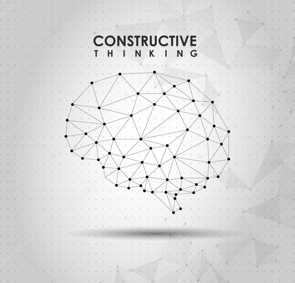 Conceptual Polygonal Brain Stock Vector Image by ©hiro-hideki #112868344