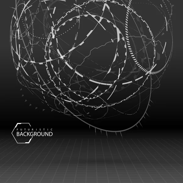 Black and white futuristic background Stock Vector by ©hiro-hideki ...