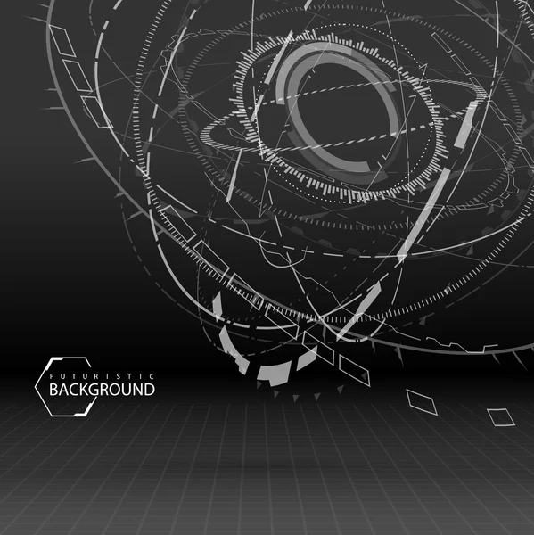 Black and white futuristic background Stock Vector Image by ©hiro ...