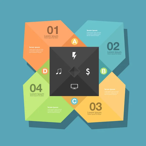 Conceptual vector Design template. infographics element Stock Vector ...