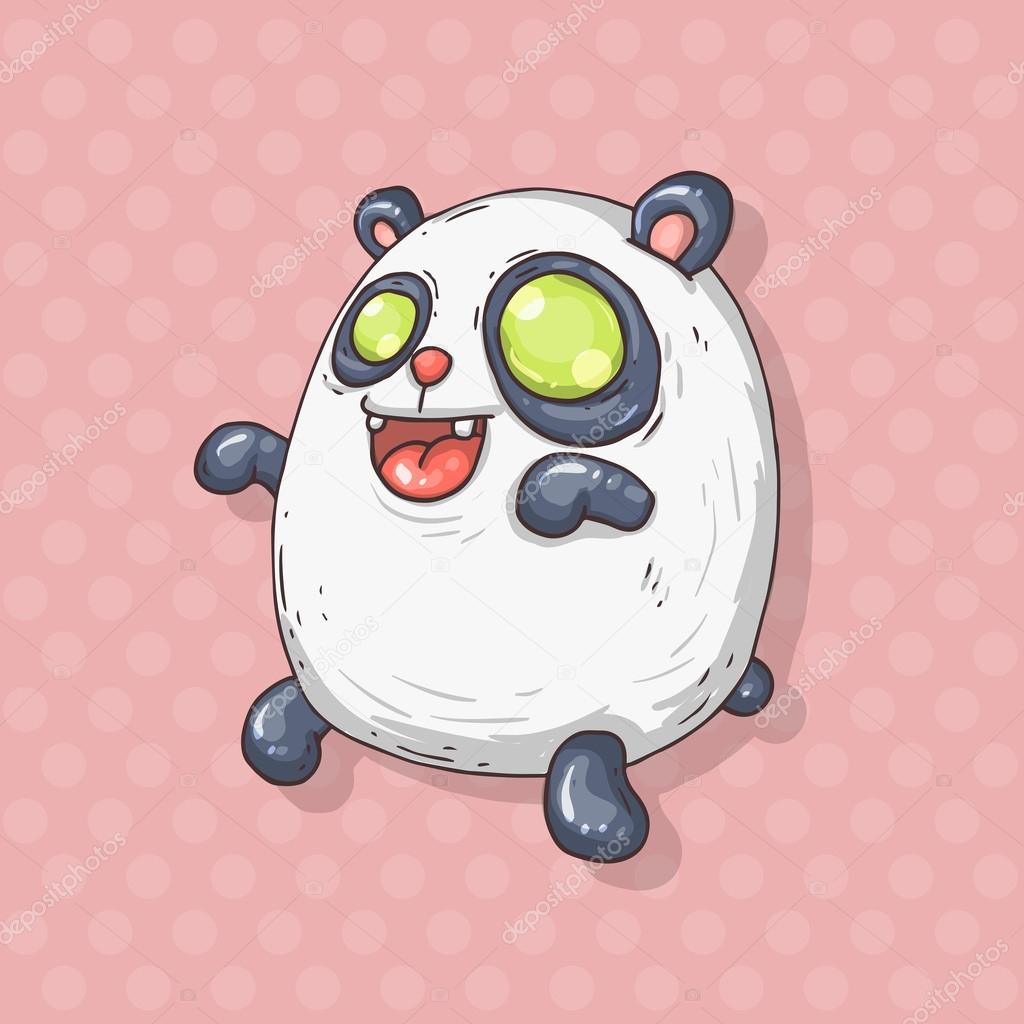 Zombie Panda Drawing