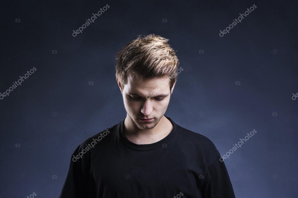 Person Looking Down Profile