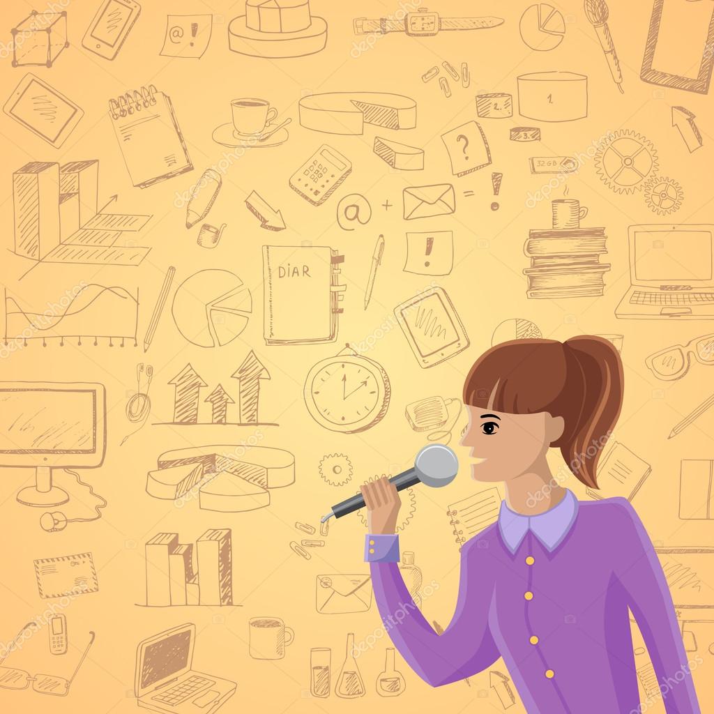 Conference template background Stock Vector by ©halfpoint 71486101