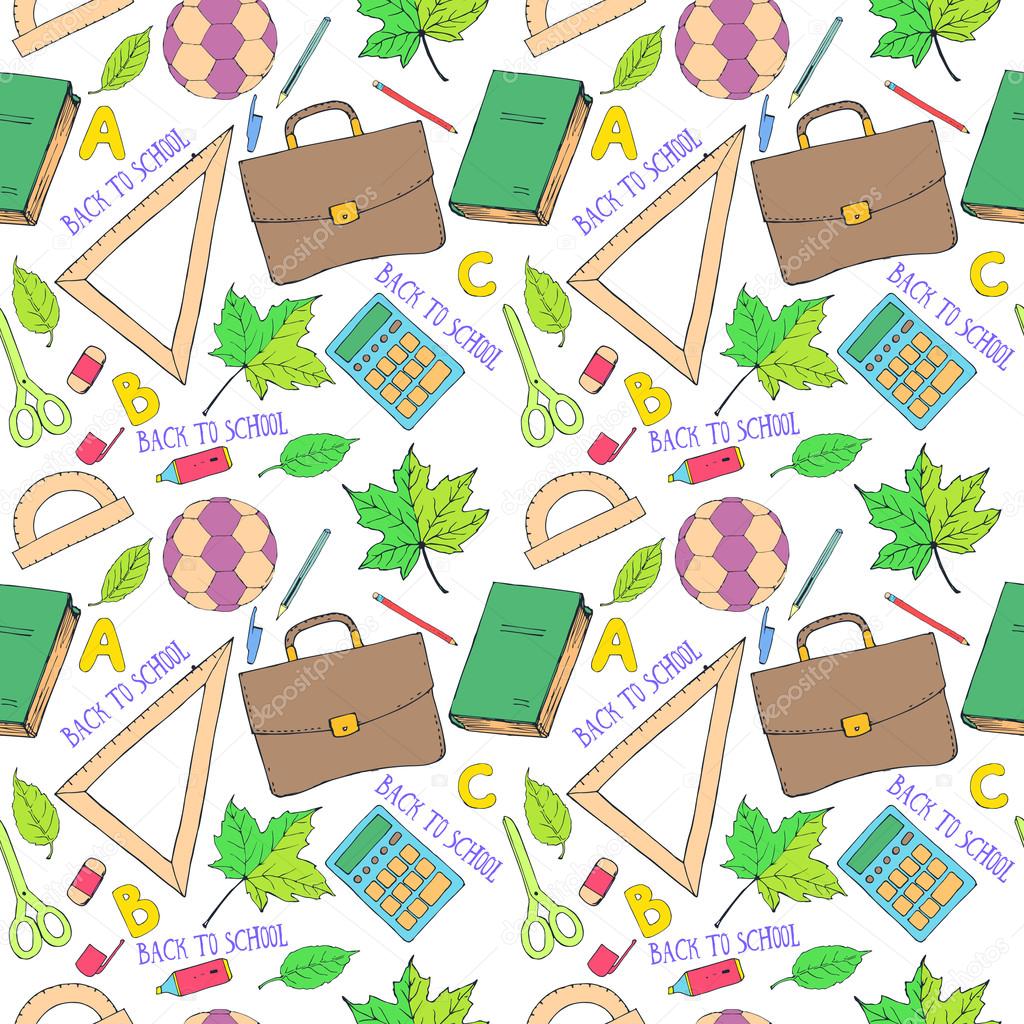 Hand drawn school symbols Stock Vector Image by ©halfpoint #85245346