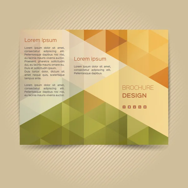 Leaflet layout template Stock Vector Image by ©halfpoint #95363662