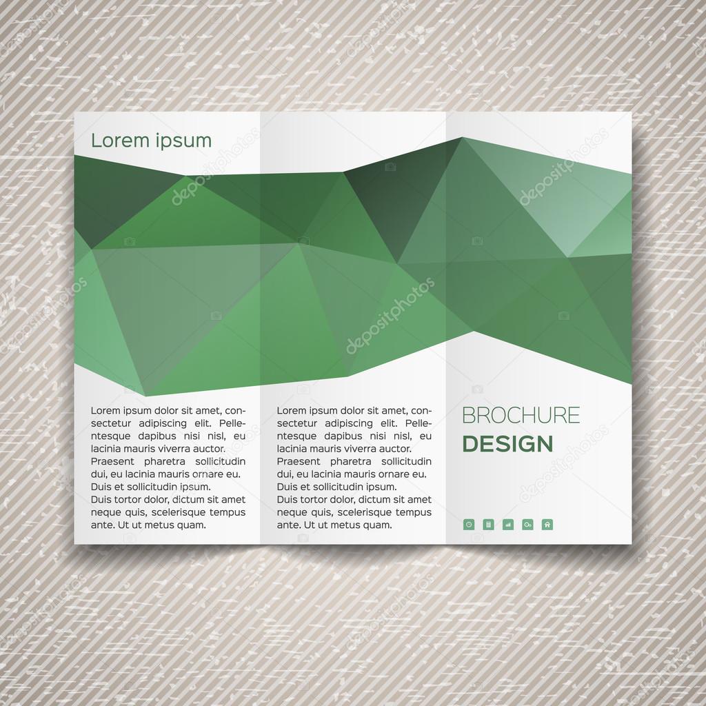 Leaflet layout template Stock Vector Image by ©halfpoint #95363662