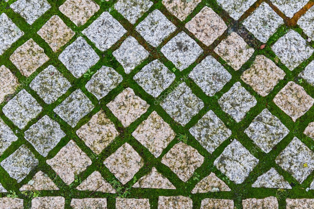 Cobblestone way texture — Stock Photo © obencem #107364462