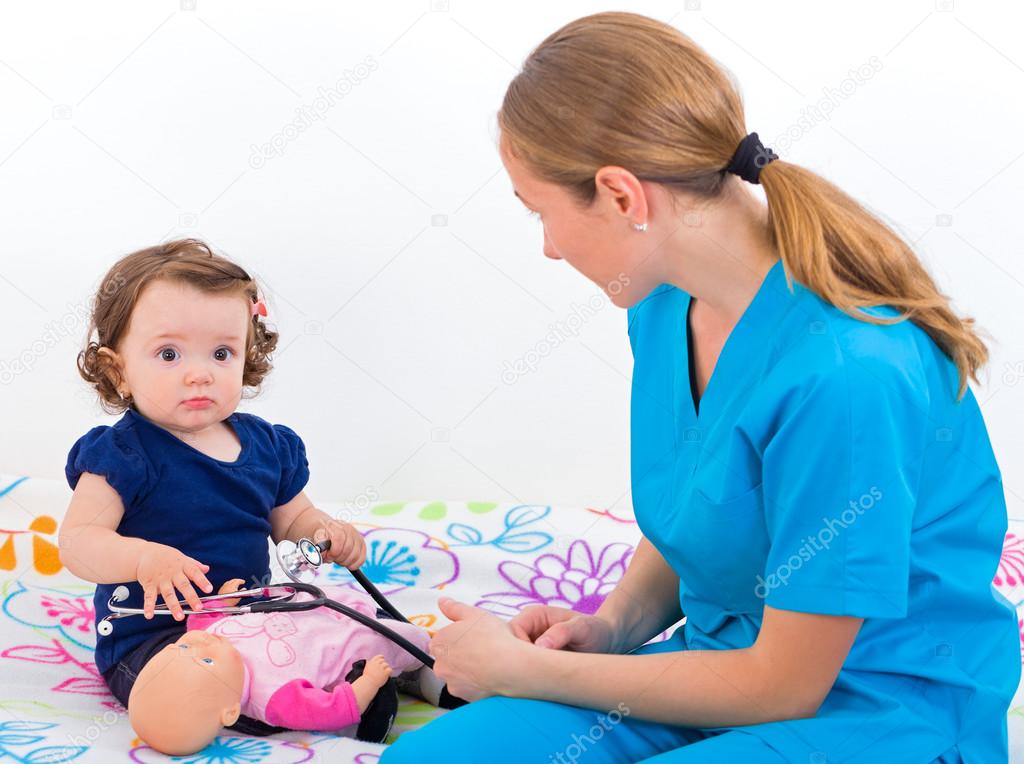 Baby examination Stock Photo by ©obencem 66164979