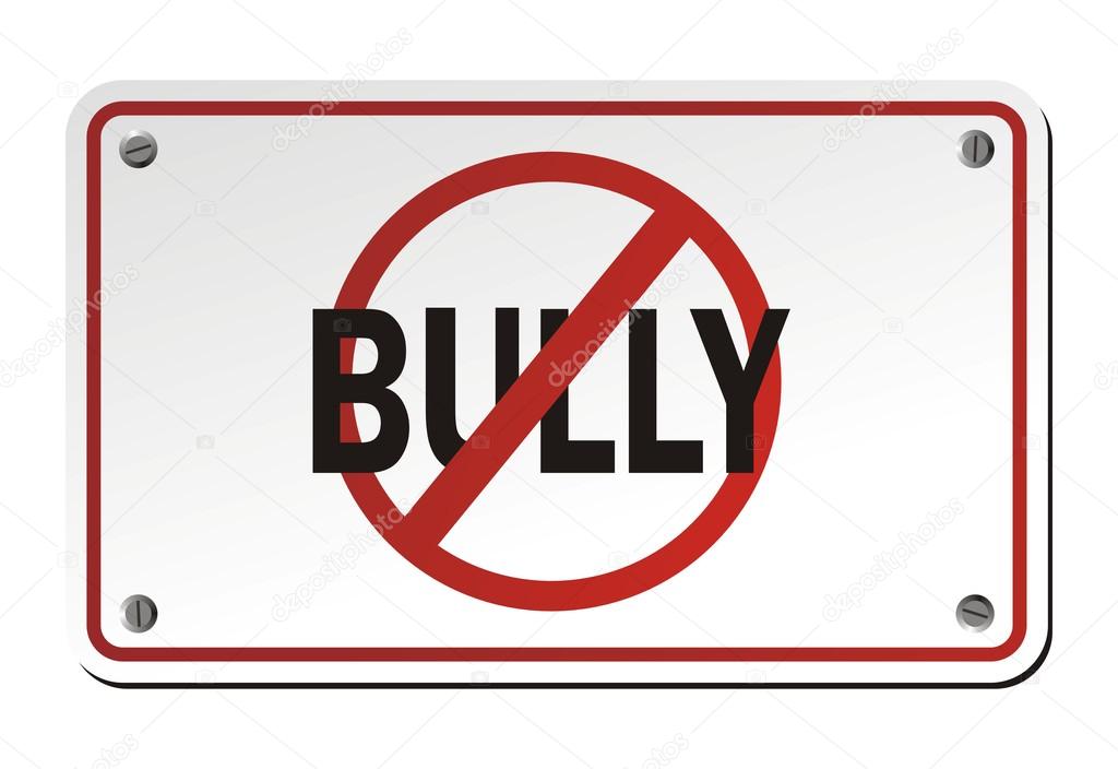 No Bullying Sign