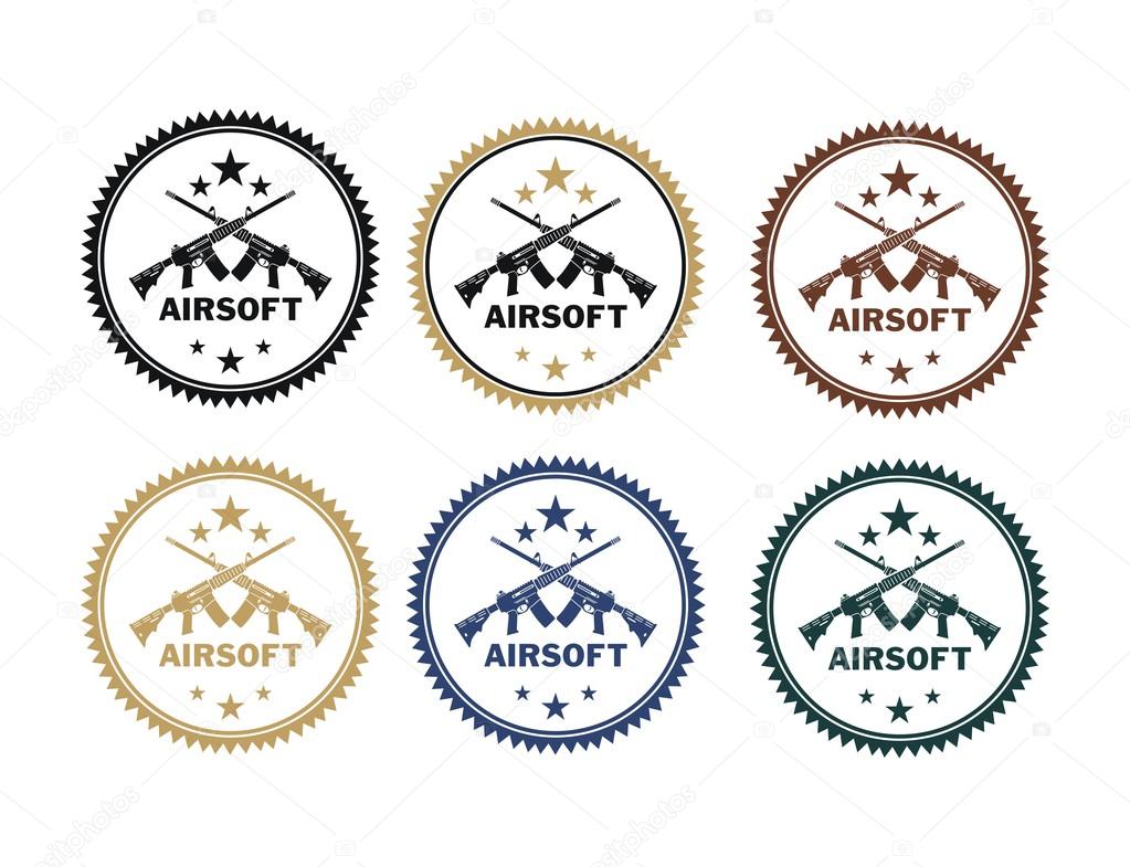 Airsoft badges Stock Vector Image by ©yellomello #68546675