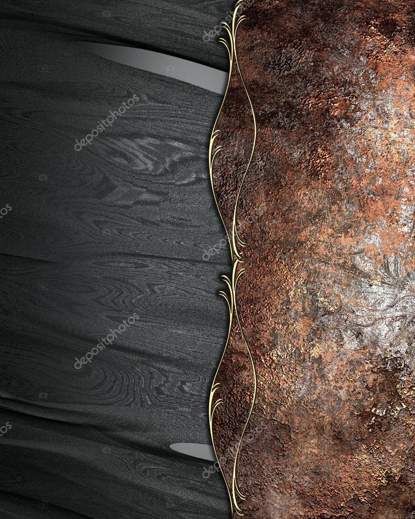 Abstract black background with metal rusty texture. Template — Stock ...