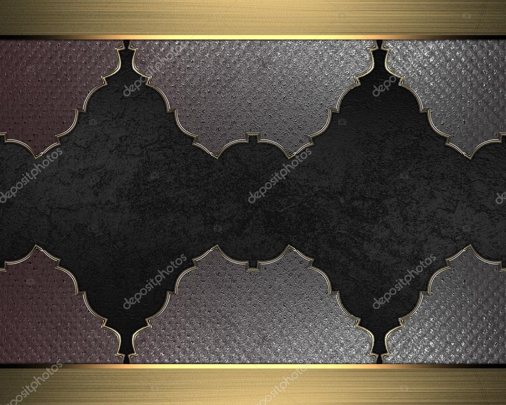 Gold Element for design. Template for design. Beautiful frame of gold ...