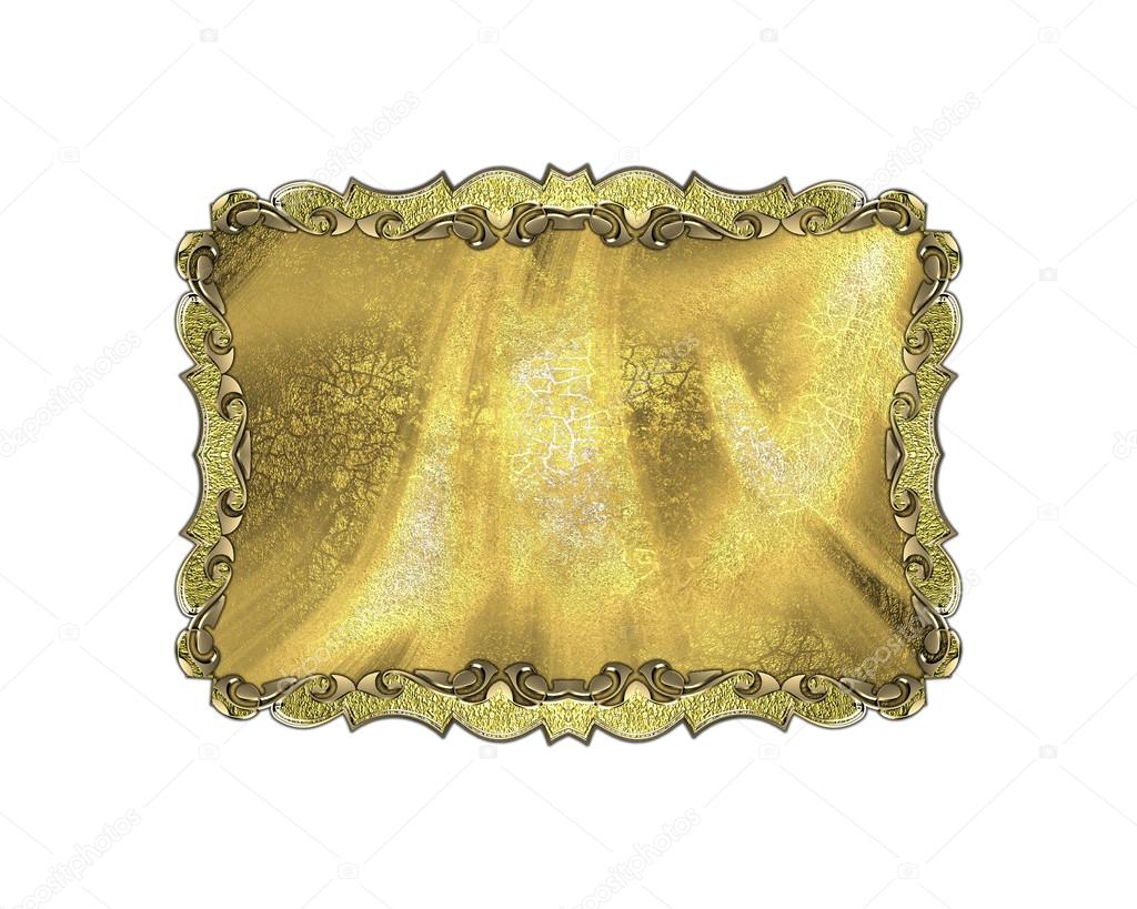 Element for design. Template for design. Gold frame with patterns ...