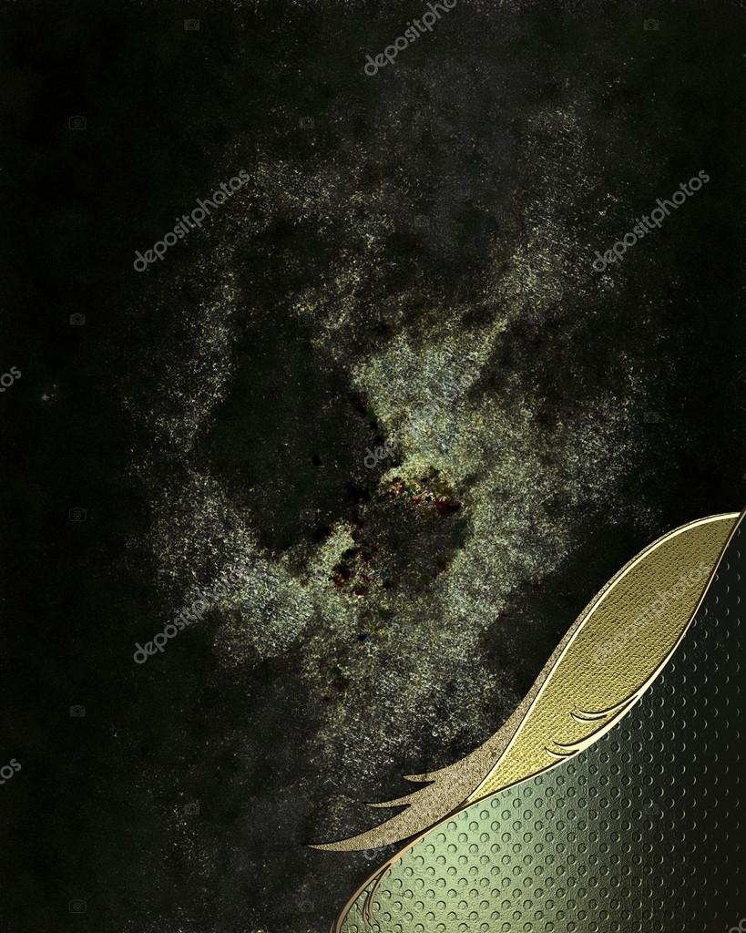 Abstract black background with decorative corner — Stock Photo © SWEviL ...