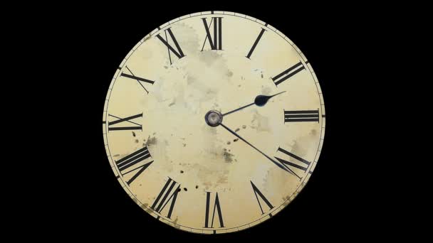 Time Lapse fast moving clock painted on the road — Stock Video © SWEviL ...