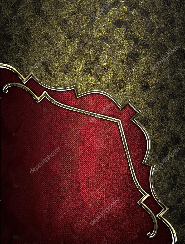 Red velvet background with dark design element. Element for design ...