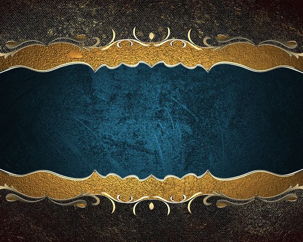 Beautifully decorated frame with gold inserts, the layout for writing ...