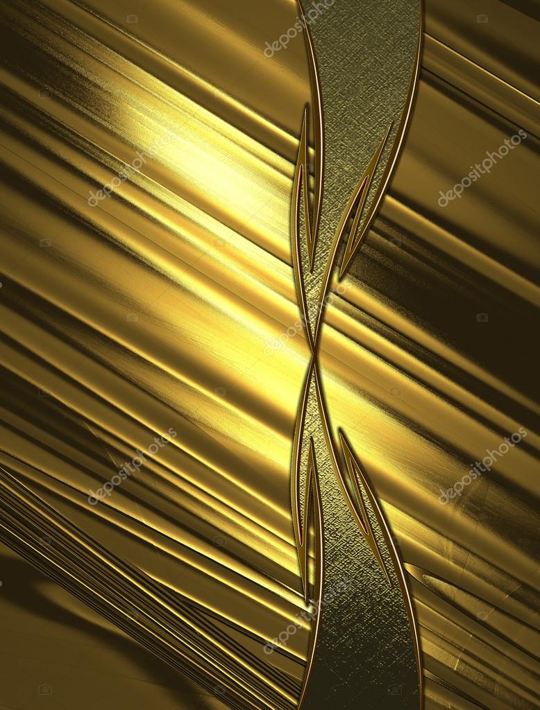 Abstract golden texture with patterns. Element for design. Template for ...