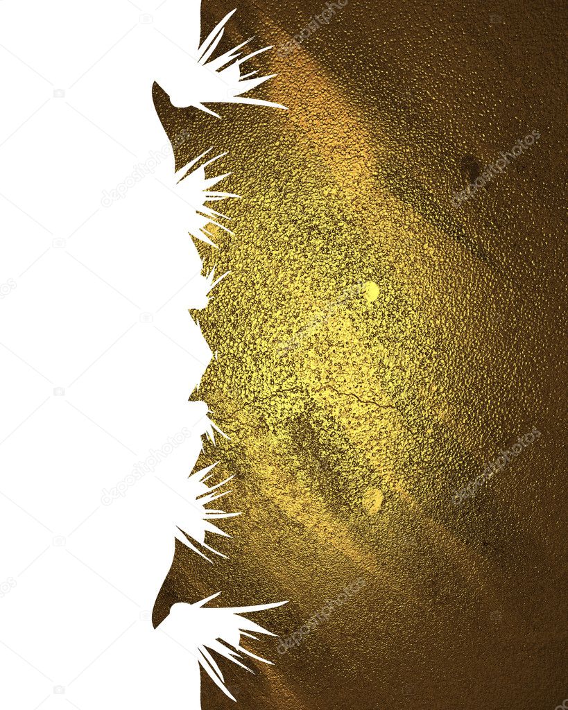 Gold texture with abstract edges. Element for design. Template for ...