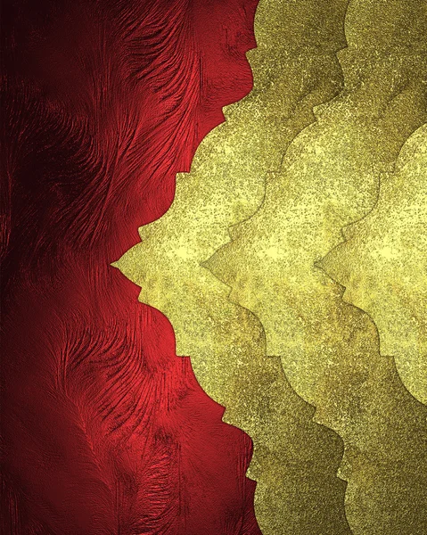 Gold texture with grunge cutout. Template for design. copy space for ad ...