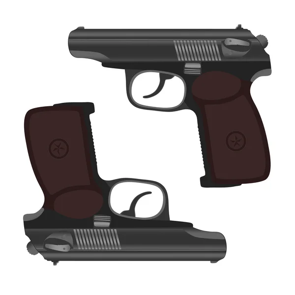 The gun in the vector Stock Vector by ©begunok1983 106935080