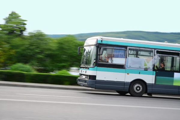 Fast moving tourist bus. — Stock Photo © Shell114 #2744457