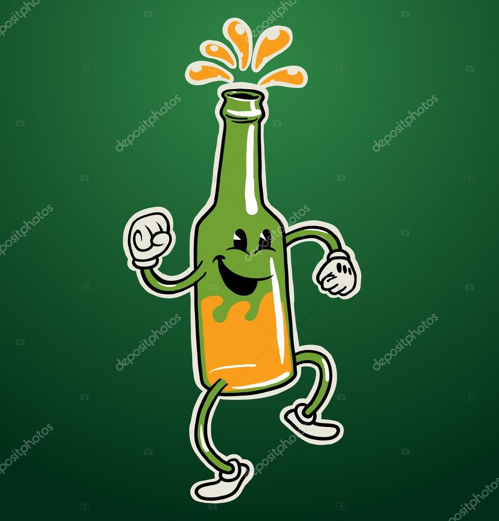 Dancing beer bottle Stock Vector Image by ©IvanNikulin #84666186