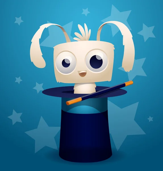 Magic of the rabbit Vector Art Stock Images | Depositphotos