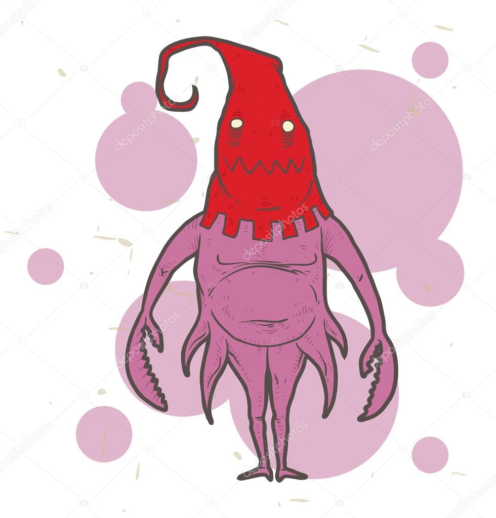 Pink monster mutant Stock Vector by ©IvanNikulin 87566994